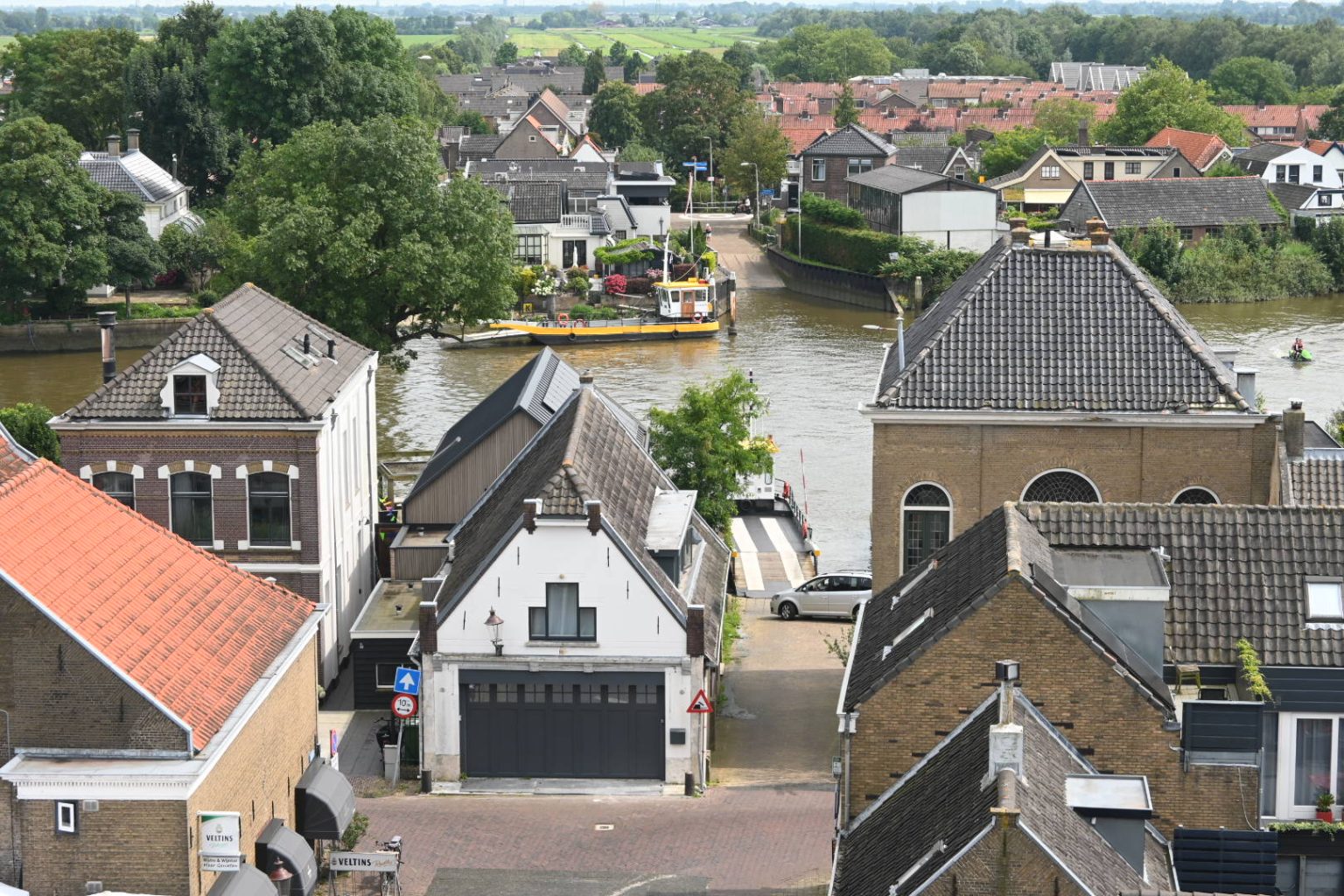 Uitzicht vanaf de Dorpskerk Moordrecht Hollandsche IJssel | Gouwe ...